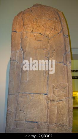 Victory stele of King Esarhaddon. Relief from the palace of ...