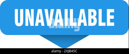 unavailable sticker. unavailable sign on transparent background ...
