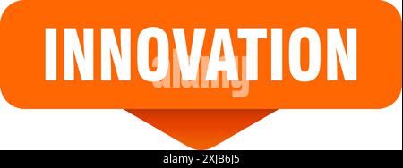 innovation sticker. innovation sign on transparent background ...