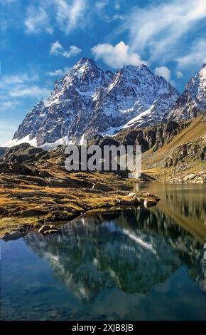 Lago Fiorenza (Fiorenza Lake, Monviso, Italy Stock Photo - Alamy