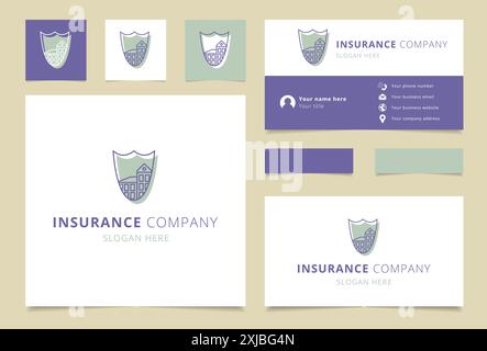 Logo for an insurance company featuring a shield protecting a check ...