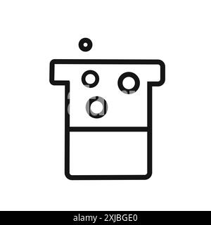 Chemistry icon linear vector graphics sign or symbol set for web app ui Stock Vector Image & Art ...