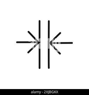 Align icon linear vector graphics sign or symbol set for web app ui Stock Vector Image & Art - Alamy