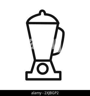 Blender icon linear vector graphics sign or symbol set for web app ui ...