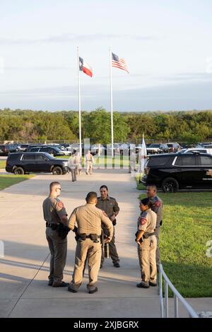 Florence, Texas USA, April 23 2024: Uniformed male and female Texas ...