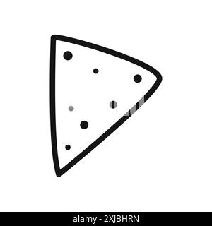 Nachos icon linear vector graphics sign or symbol set for web app ui Stock Vector Image & Art ...