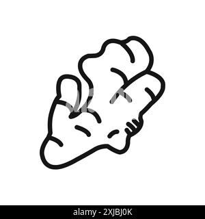 Ginger icon linear vector graphics sign or symbol set for web app ui Stock Vector Image & Art ...