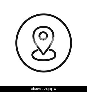 Geo Targeting icon linear vector graphics sign or symbol set for web app ui Stock Vector Image ...