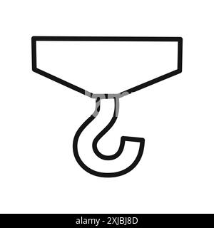 Hook icon linear vector graphics sign or symbol set for web app ui Stock Vector Image & Art - Alamy
