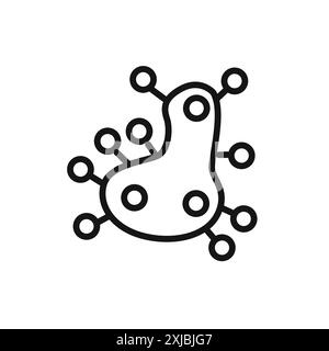 Microbe icon linear vector graphics sign or symbol set for web app ui Stock Vector Image & Art ...