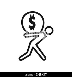Debt holders icon linear vector graphics sign or symbol set for web app ui Stock Vector Image ...