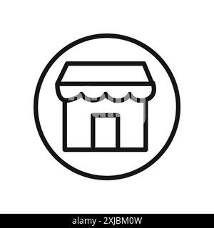 Marketplace icon linear vector graphics sign or symbol set for web app ui Stock Vector Image ...