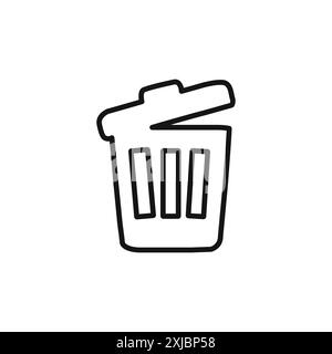 Leftovers Disposal icon linear vector graphics sign or symbol set for web app ui Stock Vector ...