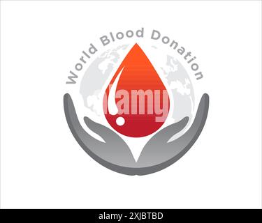 blood care logo designs for blood protection service logo Stock Vector ...