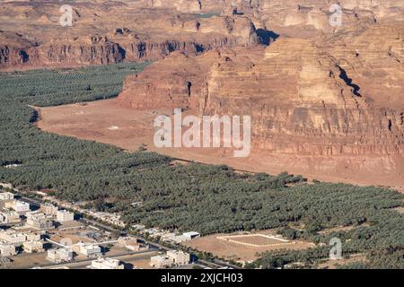 Aerial view Al Ula Saudi Arabia Stock Photo - Alamy