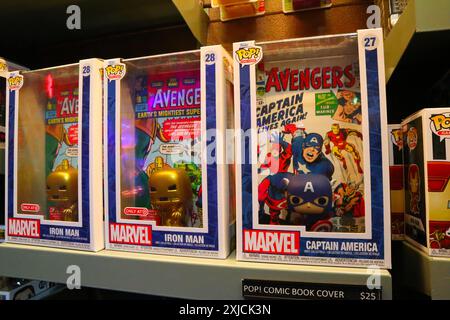 FUNKO POP Figurines on display at Funko Hollywood Store located at 6201 ...