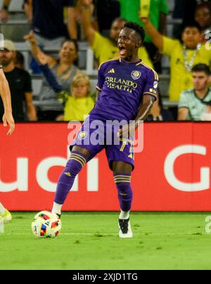 Orlando City forward Ivan Angulo (77) during an MLS soccer match ...