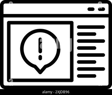 Icon for warned,caution Stock Vector Image & Art - Alamy