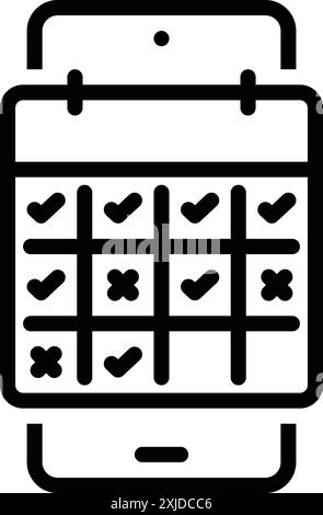 Icon for planned,prepared Stock Vector Image & Art - Alamy