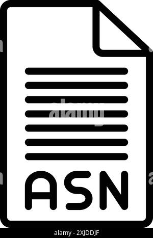 Icon for asn,alphabet Stock Vector Image & Art - Alamy