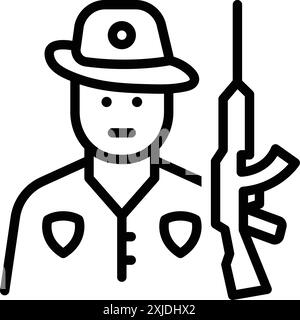 Icon for hunter,huntsman Stock Vector Image & Art - Alamy