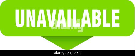 unavailable sticker. unavailable sign on transparent background ...