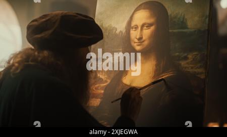 Creation of High Art: Documentary Depiction Scene of the Famous ...