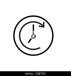 counterclockwise rotation icon simple flat vector symbol outline collection set logo Stock ...