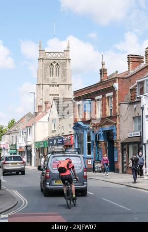 High St Keynsham Somerset UK Stock Photo - Alamy