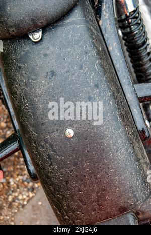Harley Davidson motorcycle with mud splatters Stock Photo - Alamy