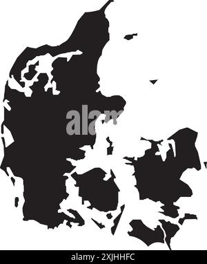 Denmark map icon illustration symbol design Stock Vector Image & Art ...