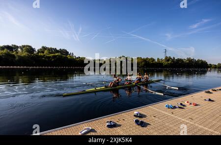 Great Britain’s Women’s four Helen Glover, Esme Booth, Sam Redgrave and ...