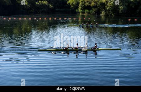 Great Britain’s Men’s quadruple sculls Tom Barras, Callum Dixon, Matt ...