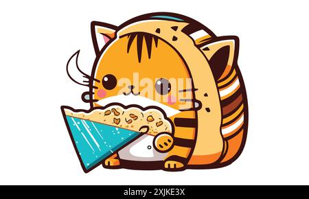 Tiger Taco Vector Illustration Stock Vector Image & Art - Alamy