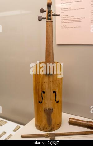 violin with bow, Tinguian culture, Luzon island, bamboo and bark, 19th ...