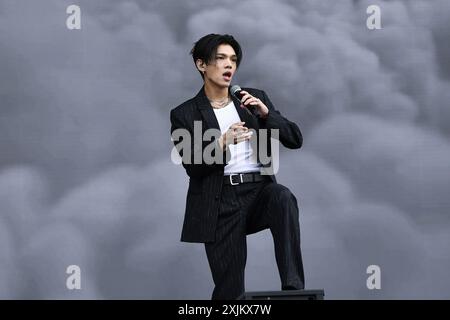 LONDON, ENGLAND - JULY 14: Kire performing at British Summertime, Hyde ...