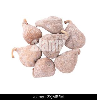 dried baby figs isolated on white background with clipping path, whole ...