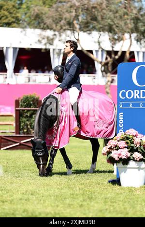 Edward Levy of France during the price giving ceremony of the Prix ...
