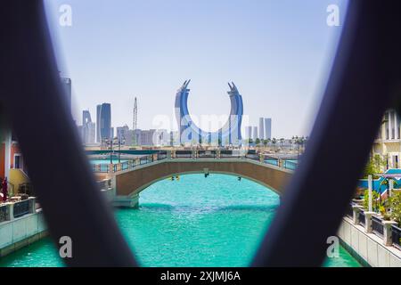 Porto Arabia in Pearl overlooking the fairmont luxury resort In Doha ...