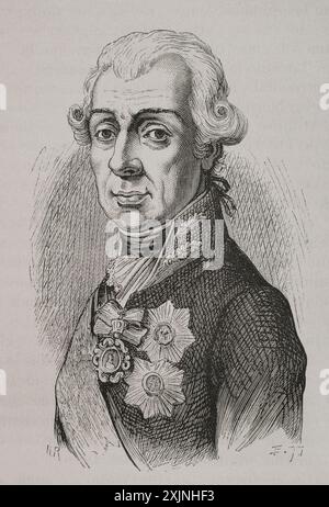 Aleksandr Suvórov (Aleksandr Vasílievich Suvórov) (1729-1800). Russian ...