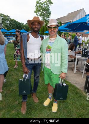 Eric Andrew Ruiz attends the SkinSpirit Southampton Summer Pop-Up Grand ...