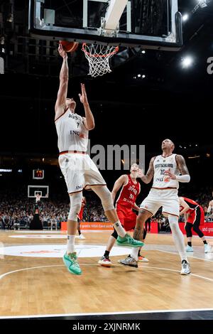Johannes Voigtmann (Deutschland, #7) Basketball Herren Laenderspiel ...