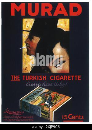 1917 Murad Cigarettes ad Stock Photo - Alamy