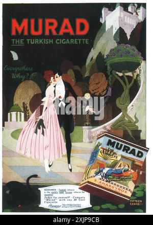 1917 Murad Cigarettes ad Stock Photo - Alamy