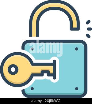 Icon for unlock,unwind Stock Vector Image & Art - Alamy
