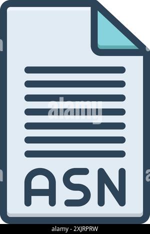 Icon for asn,alphabet Stock Vector Image & Art - Alamy