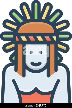 Icon for indigenous,domestic Stock Vector Image & Art - Alamy