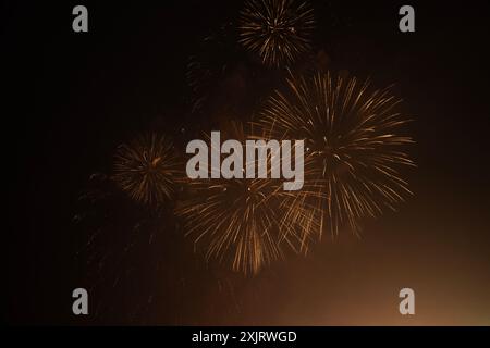 fireworks during Dev Diwali at Varanasi ghat Stock Photo - Alamy
