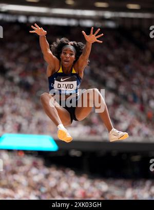 Yanis David of France Women's Long Jump during the European Athletics ...