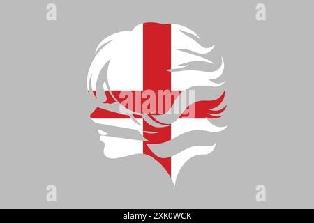 England flag and England girl’s shape Stock Vector Image & Art - Alamy